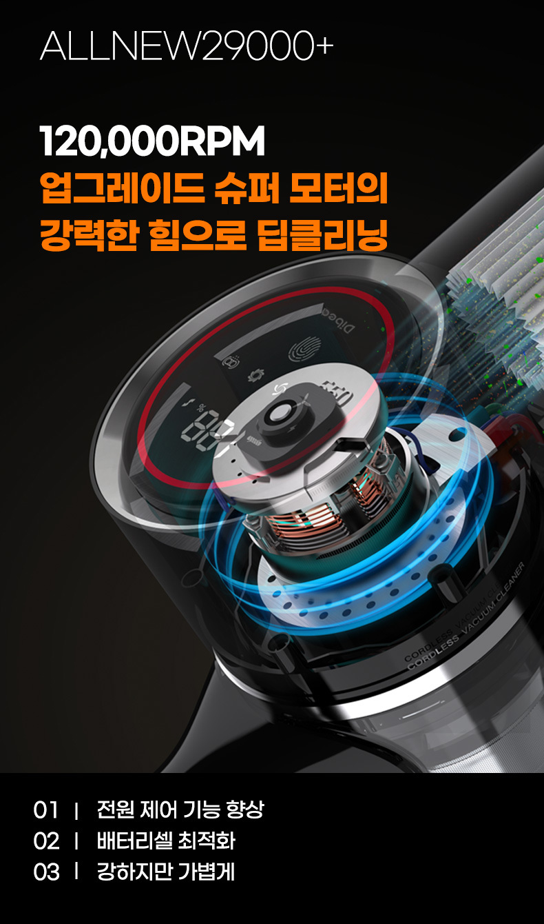 차이슨 무선청소기 ALLNEW29000+ 최대 진공도 45000PA : 컴퓨존